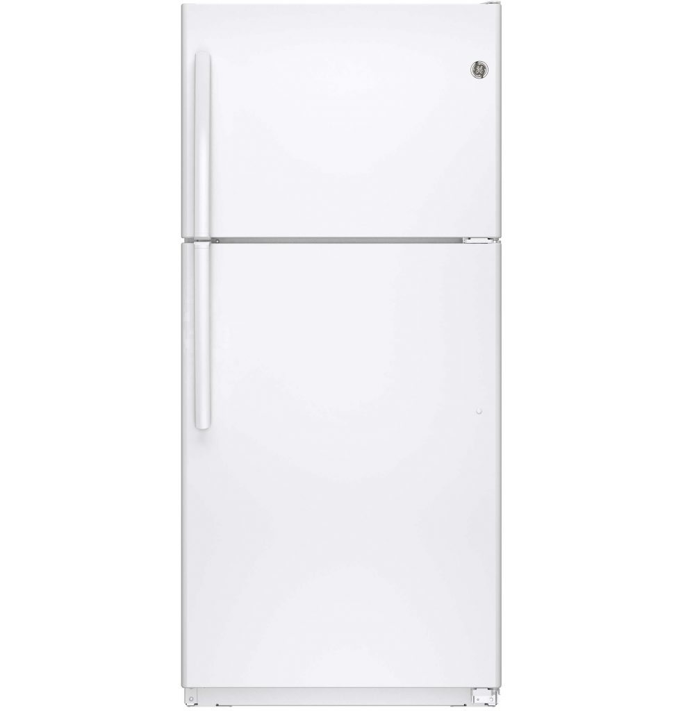 GE® 18Cu. Ft. Top-Freezer Refrigerator GIE18ETHWW - ADA Appliances