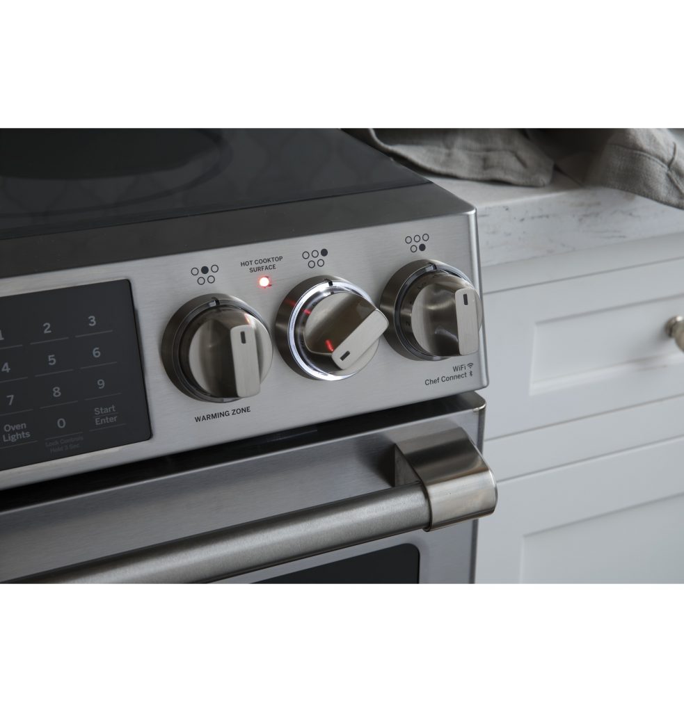 GE Cafe™ CHS985SELSS Series 30" Slide-In Front Control Induction and ...